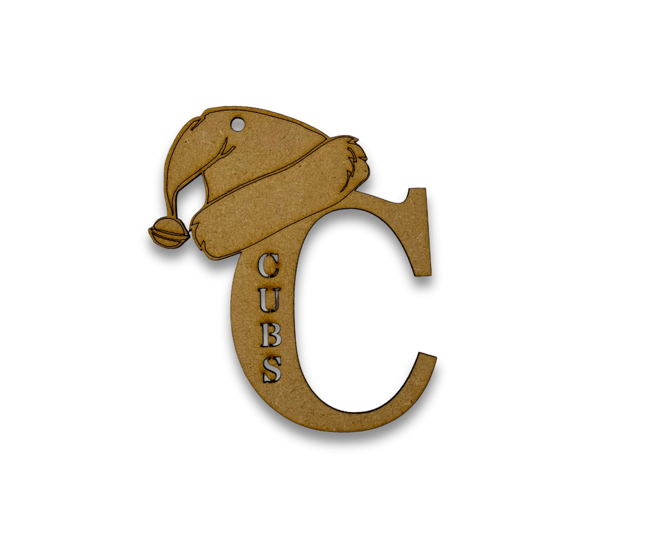 Cubs Santa Hat Bauble - decorate your own – The Scout And Guide Shop
