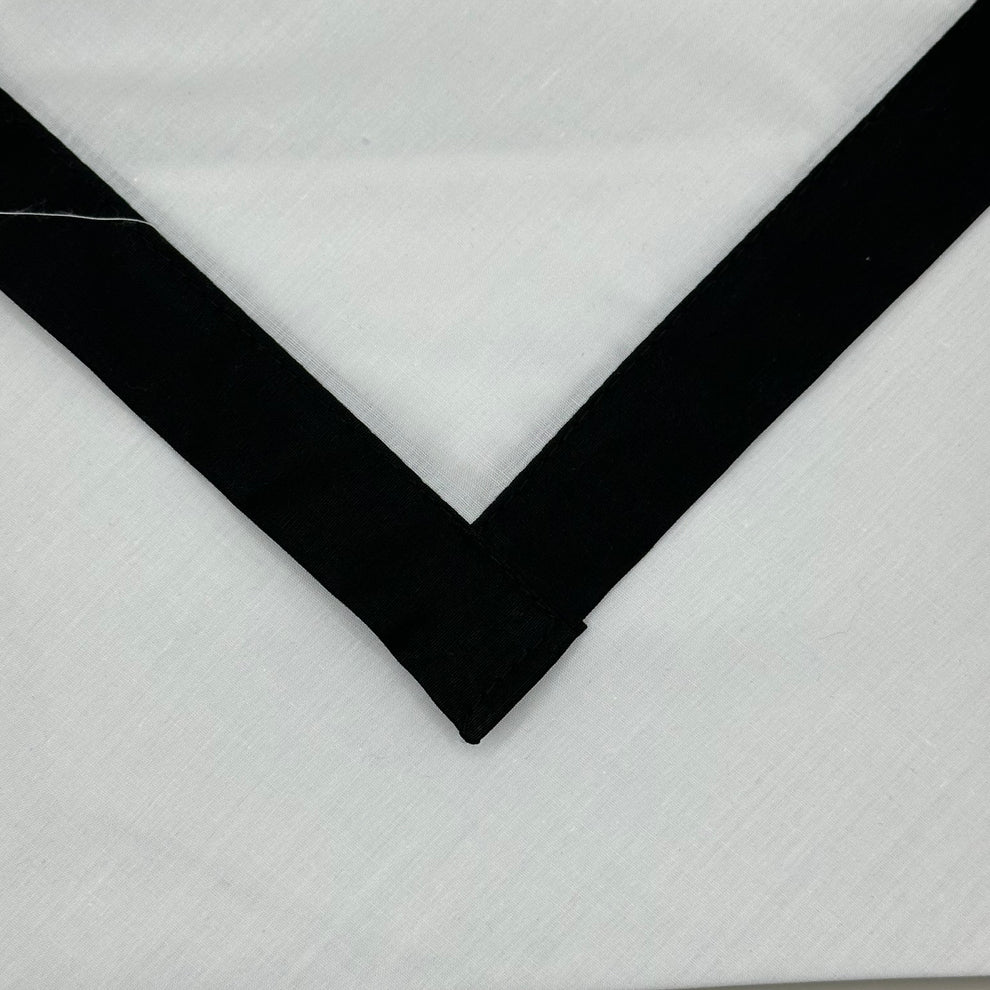 Adult Necker with Trim - White / Black – The Scout And Guide Shop