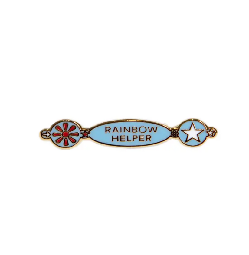 Rainbow helper metal badge – The Scout And Guide Shop